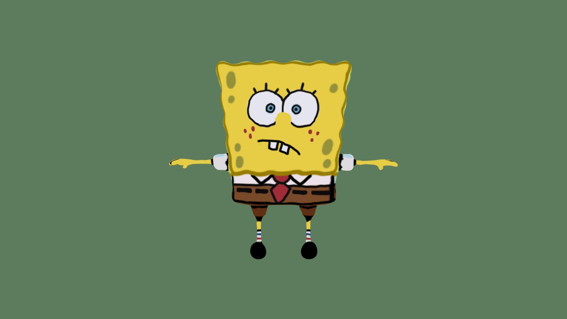 CustomMade - SpongeBob (Season 1) sad - 3D model by Romyblox1234 ...