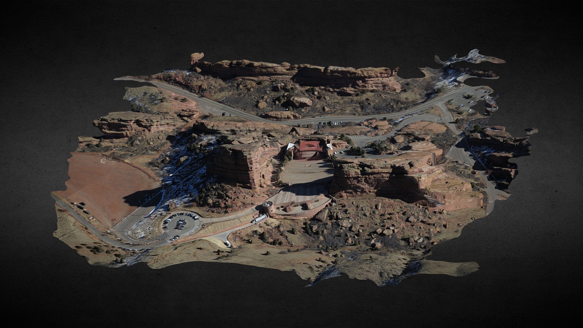 Red Rocks - 3D model by skmsys [928c979] - Sketchfab