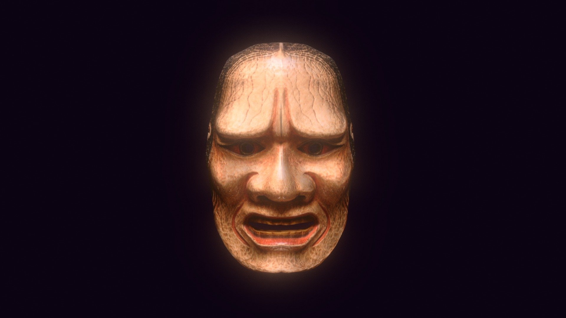 Hashihime Mask Japan Noh Legendary Hashi-hime - 3D model by ...