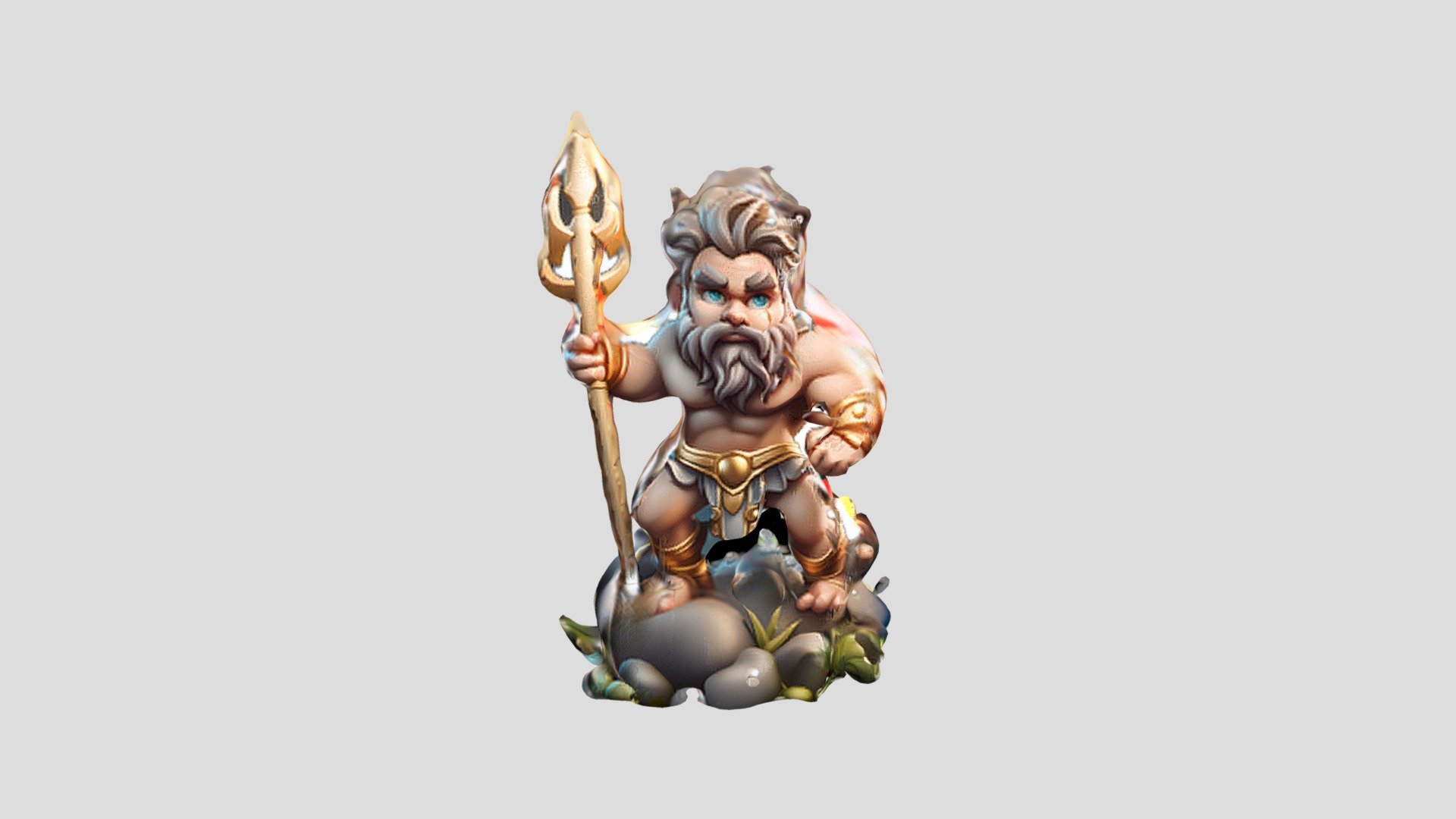 Poseidon, the Greek God of the Sea Poseidon, - Download Free 3D model ...