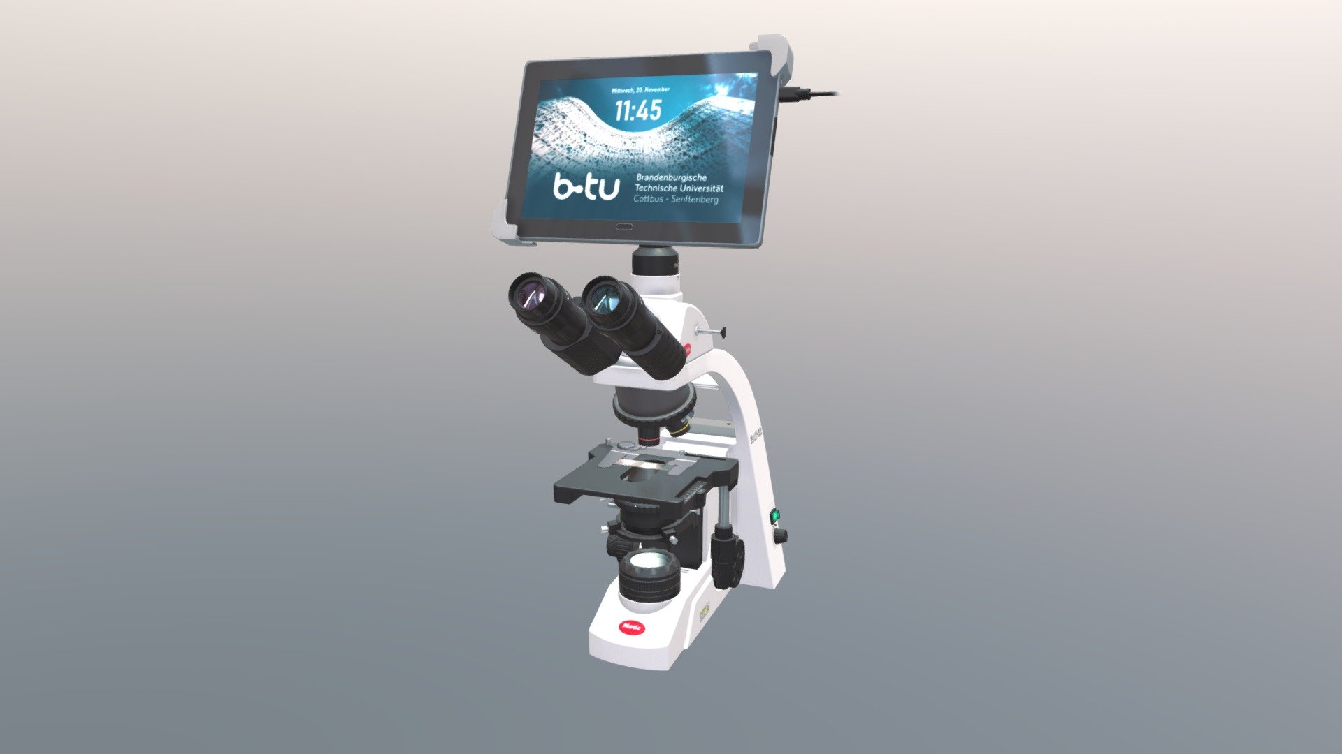 B-TU BA310E Mikroskop - 3D model by katharinarick [928f85d] - Sketchfab