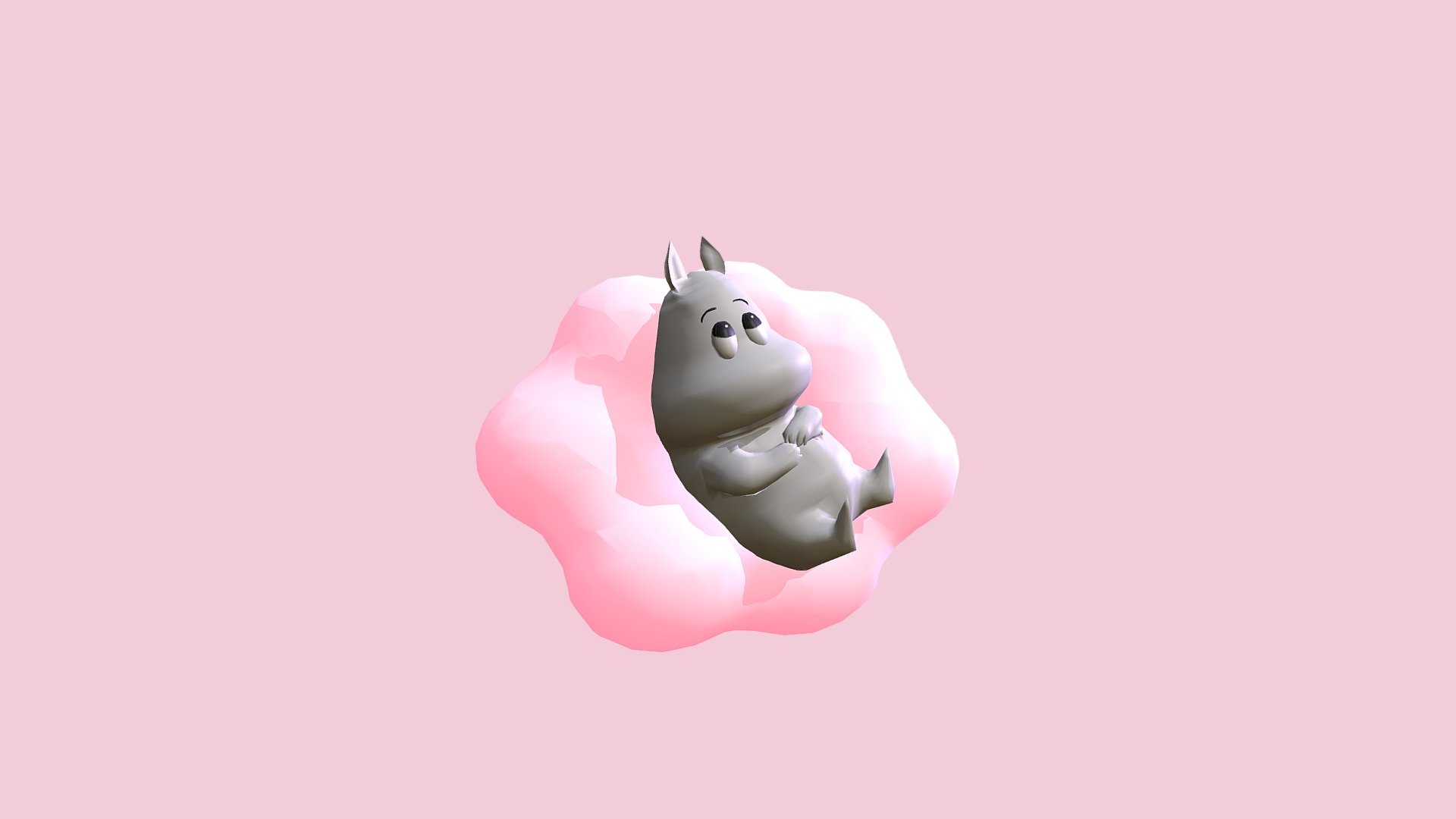 moomin solo - Download Free 3D model by minasgoggles [928f912] - Sketchfab