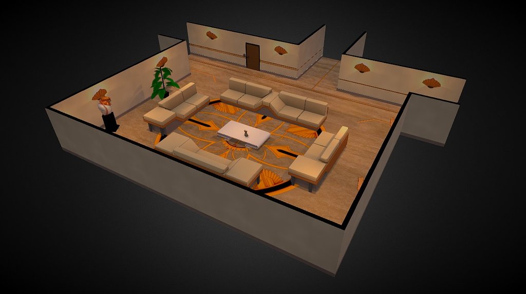 Room Design 2 - 3D model by Teddy Delrue (@teddy.delrue) [9290756 ...