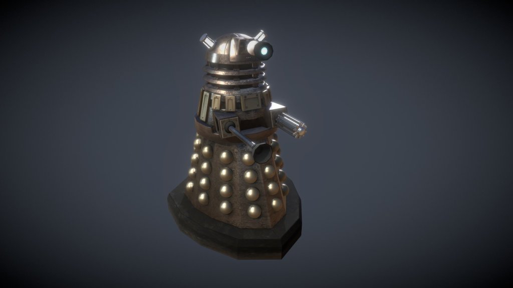 Dalek - 3D model by Matt Gilchrist (@MattGilchrist) [92908f5] - Sketchfab