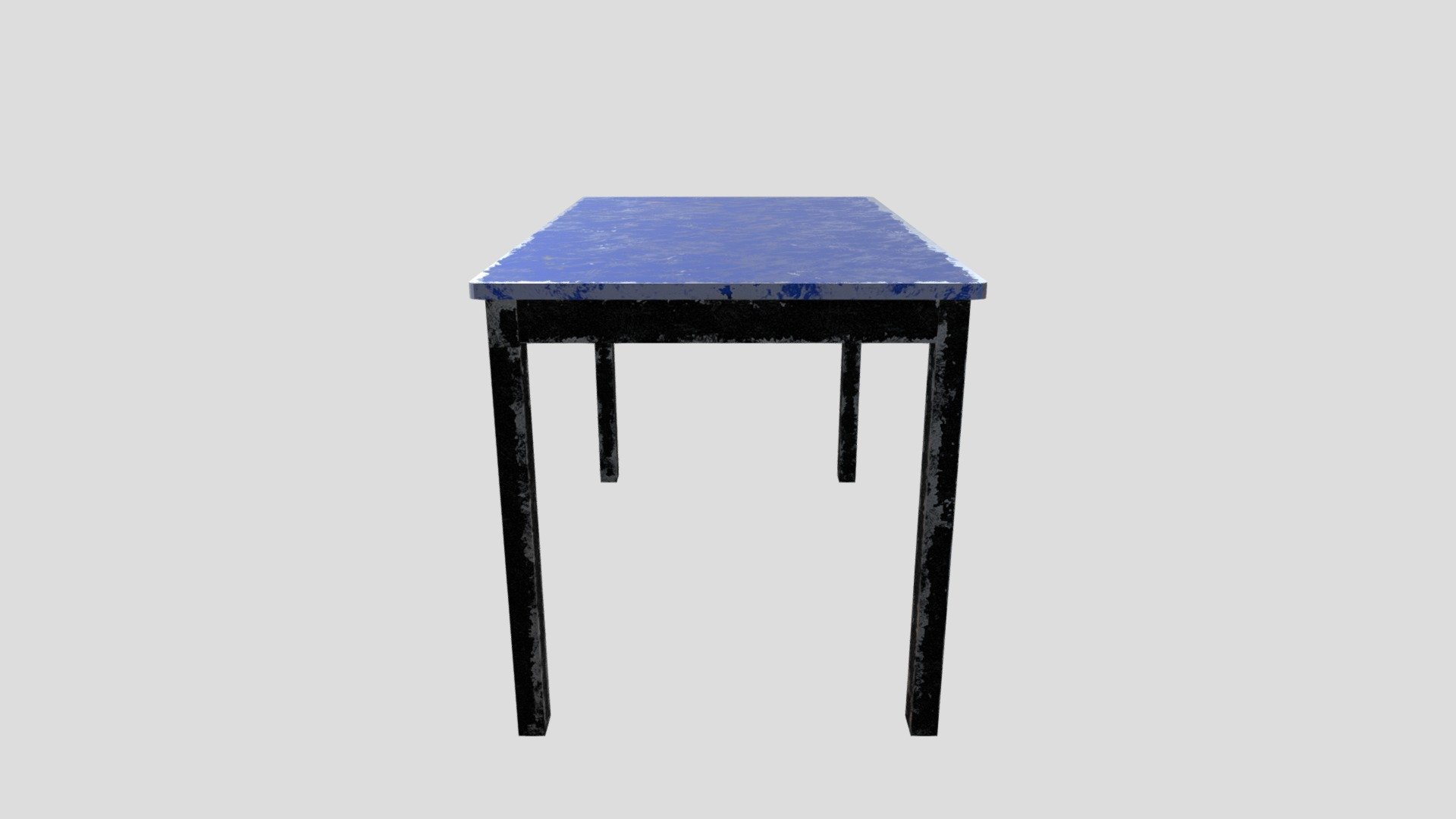 Simple Metal Table - 3D model by MCK2150545 [9292f8a] - Sketchfab