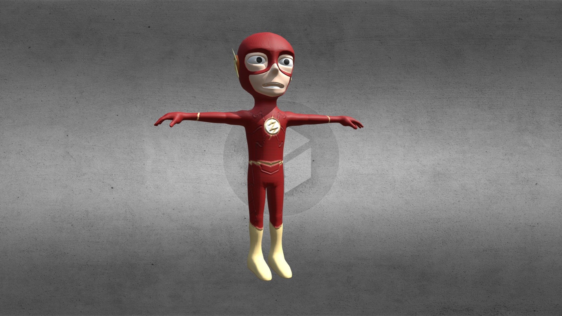 The Cartoon Flash - 3D model by DaRK AniMator (@flasholp) [92943a3 ...