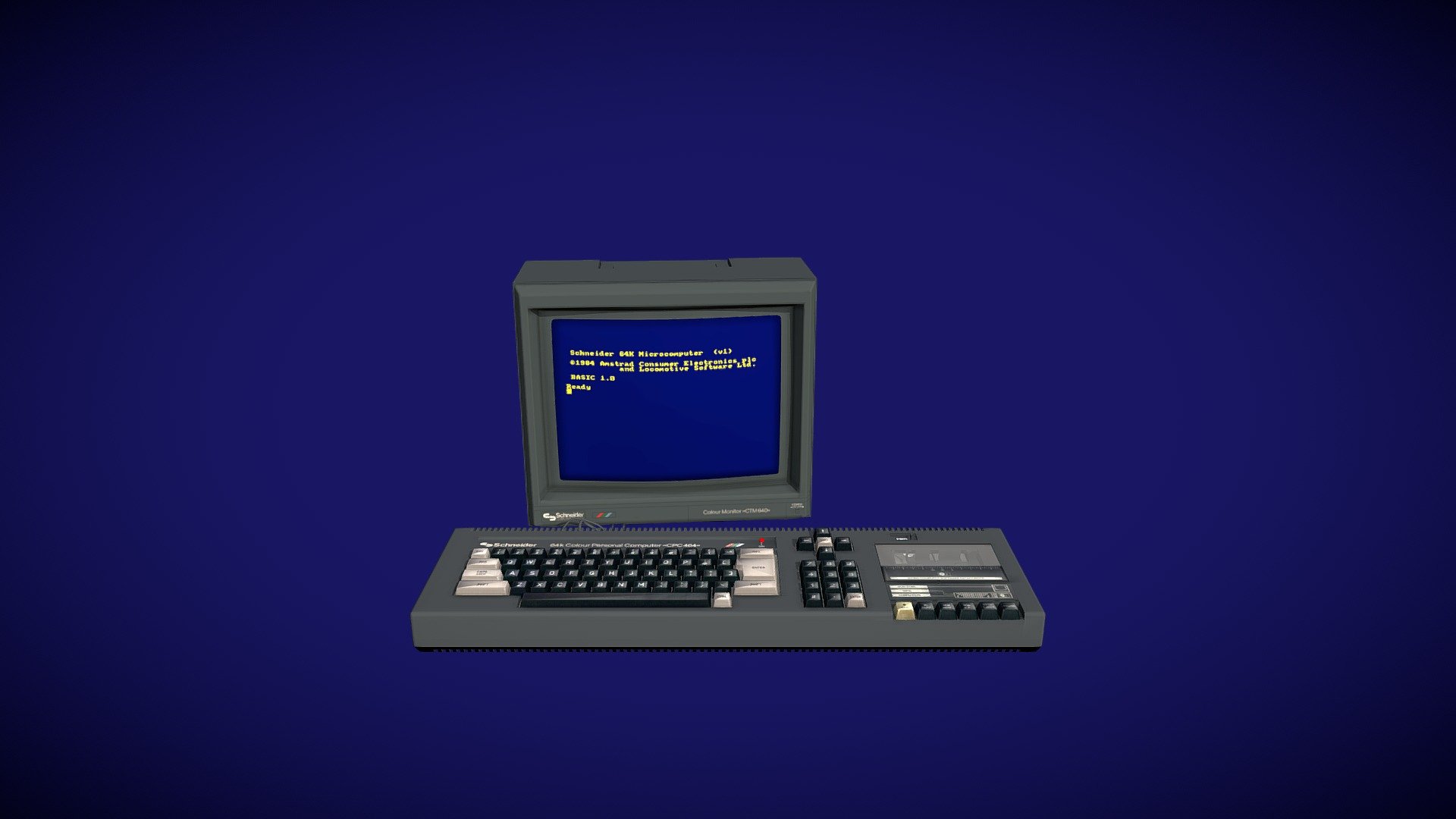 Schneider CPC 464 - Download Free 3D model by devilmarkus [9294f9f ...