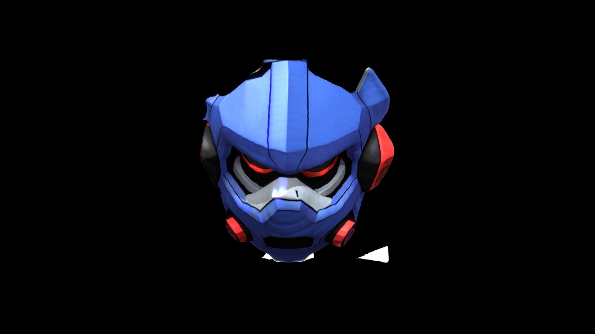 Helmet Mask Robot Cartoon 1085 - Download Free 3D model by klrxyz ...