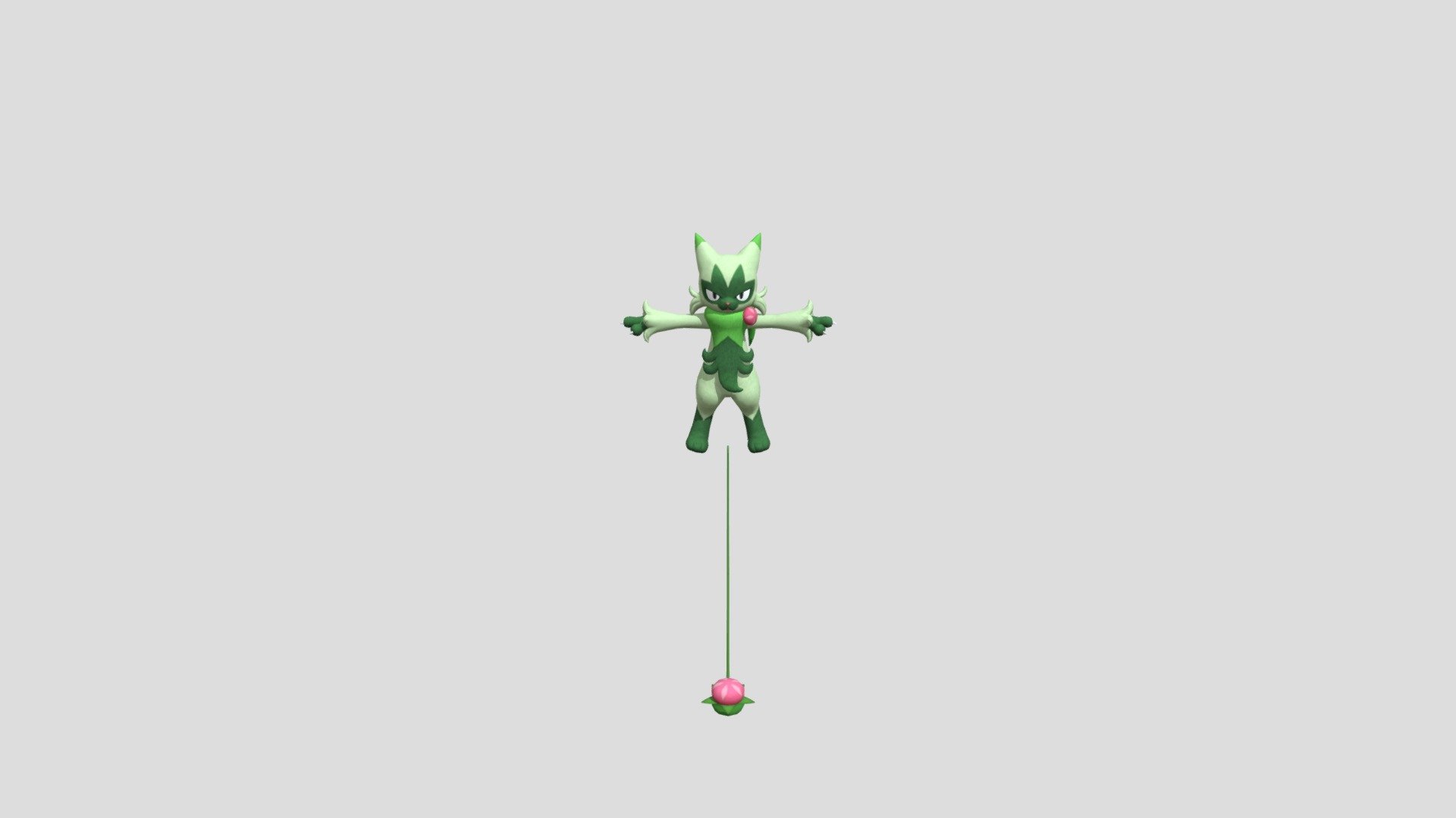 Pokemon - #0907 Floragato - Download Free 3D model by HAFIZ1348 ...
