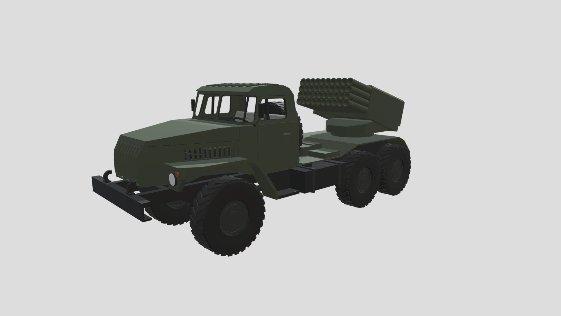 BM-21 Grad - 3D model by SanderWolf (@SanderWolf_) [929836f] - Sketchfab