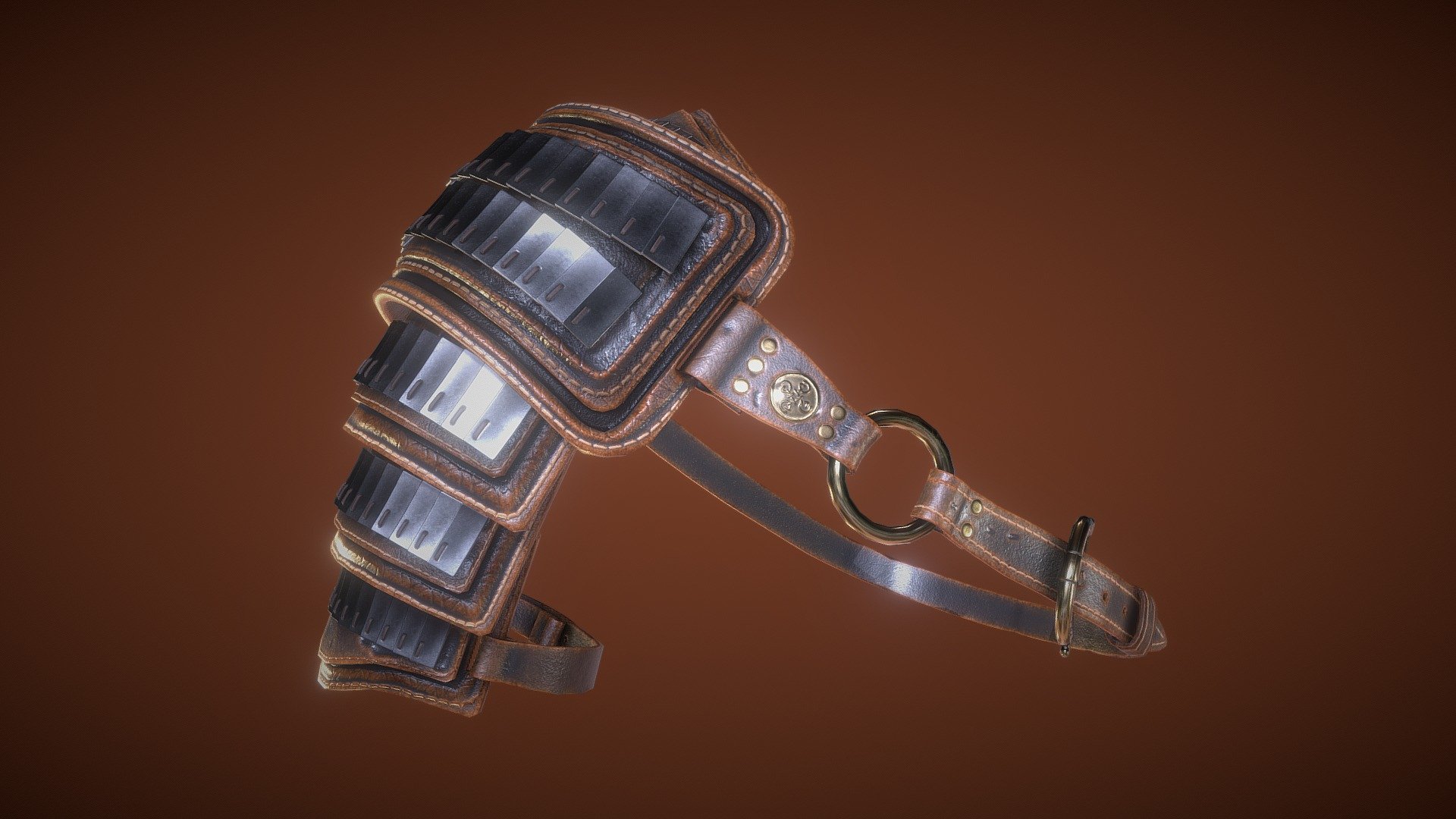 Shoulder Armor - from Concept - 3D model by Emmanuel Barros ...