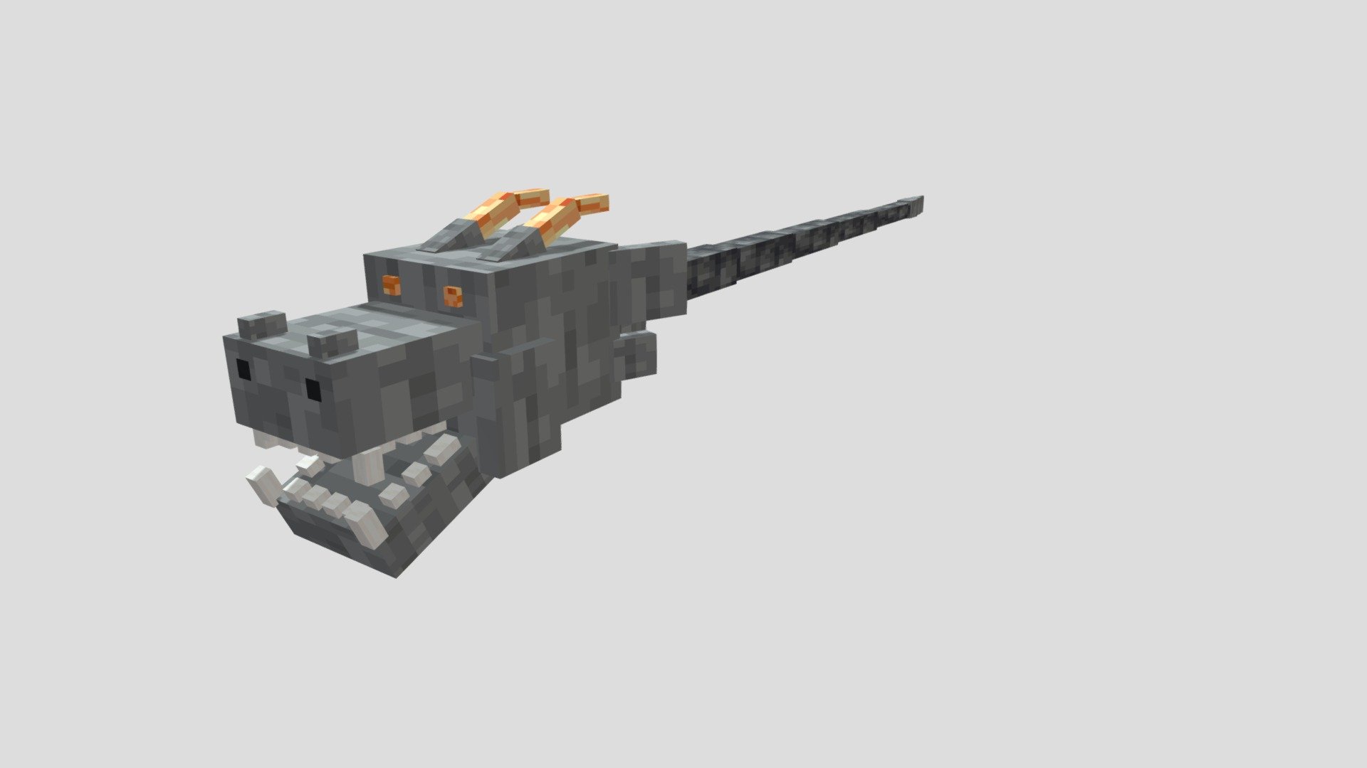 Minecraft dragon flame wand - 3D model by BartekBW (@rojdanbw) [929a111 ...