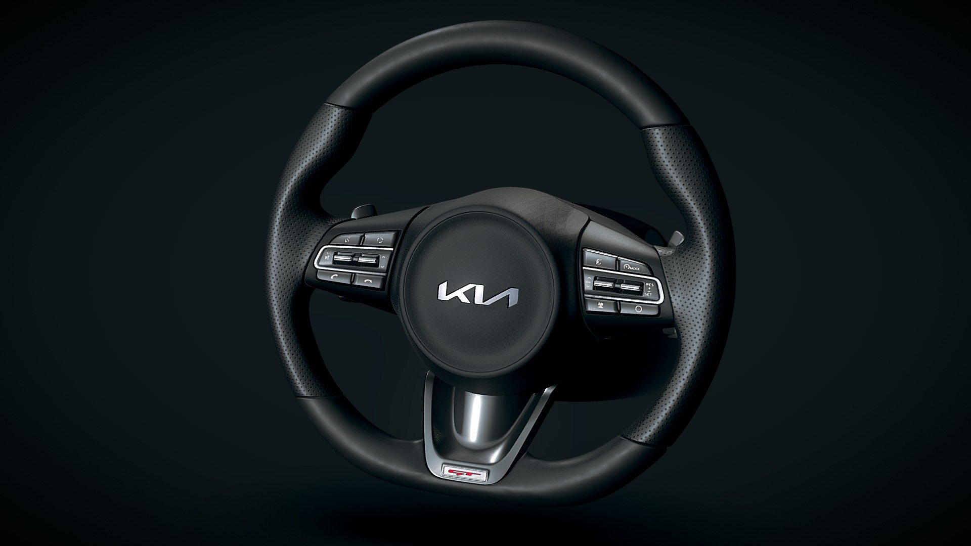 Kia Stinger 2022 steering wheel WIP - 3D model by Harri Pyykölä (@harri ...