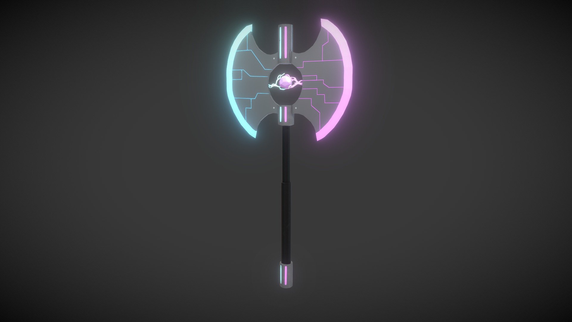 sci-fi fantasy axe model - Download Free 3D model by Kieran Airey ...