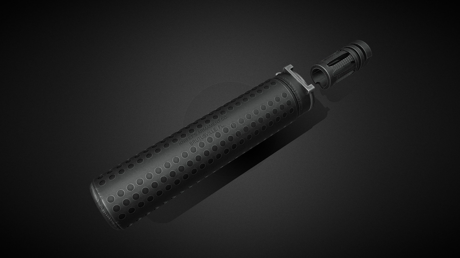 NT4 QDSS Knight's Armament Suppressor 5.56 - Buy Royalty Free 3D model ...