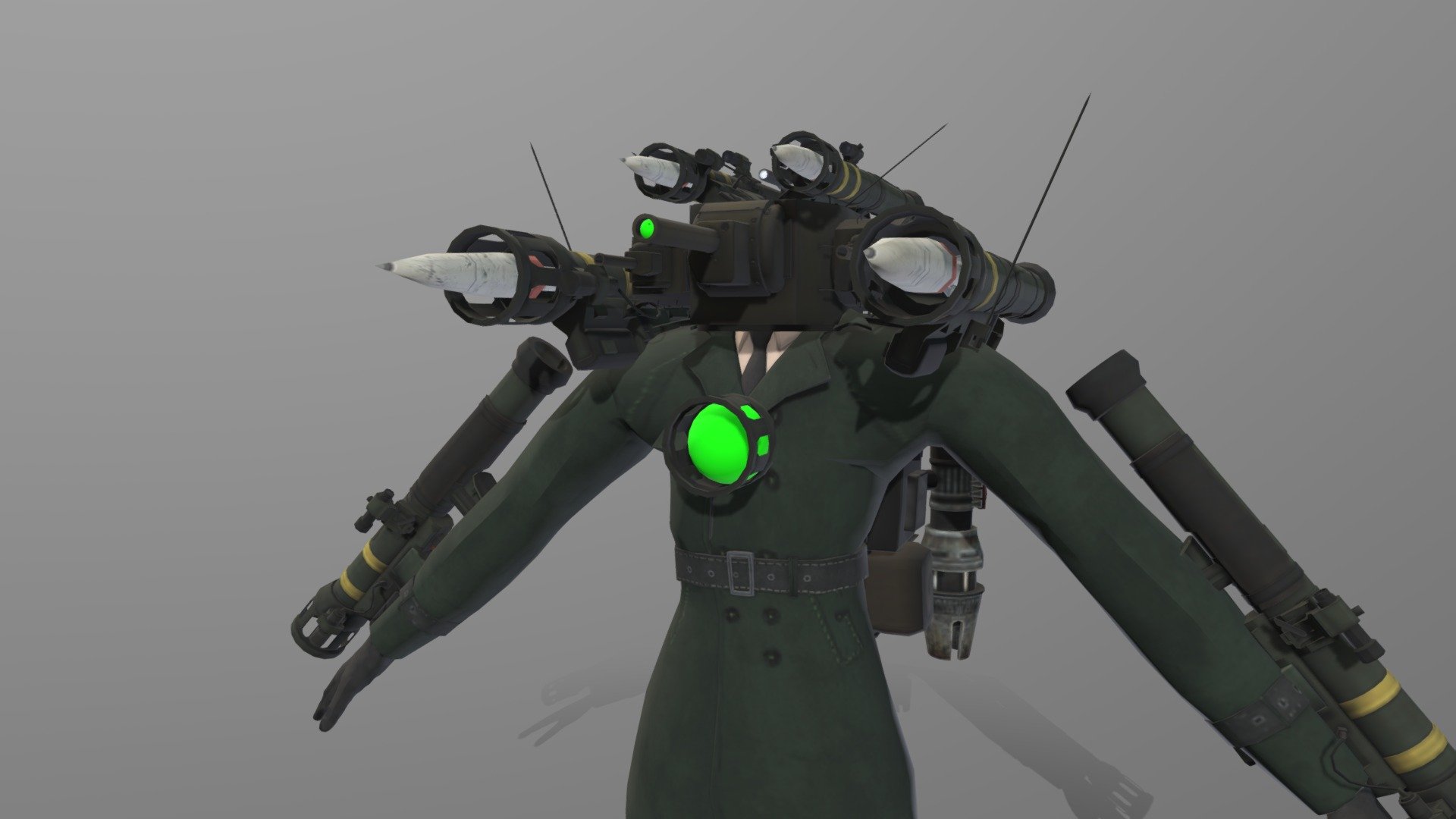 Tankman titan - Download Free 3D model by ААА? (@e1488888) [92a18e5 ...
