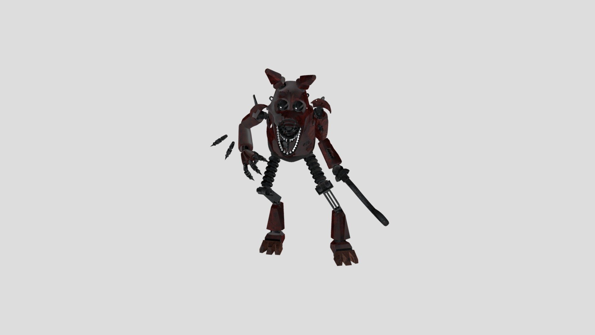 Nightmare Foxy - Download Free 3D model by rapositokkj [92a20d0 ...
