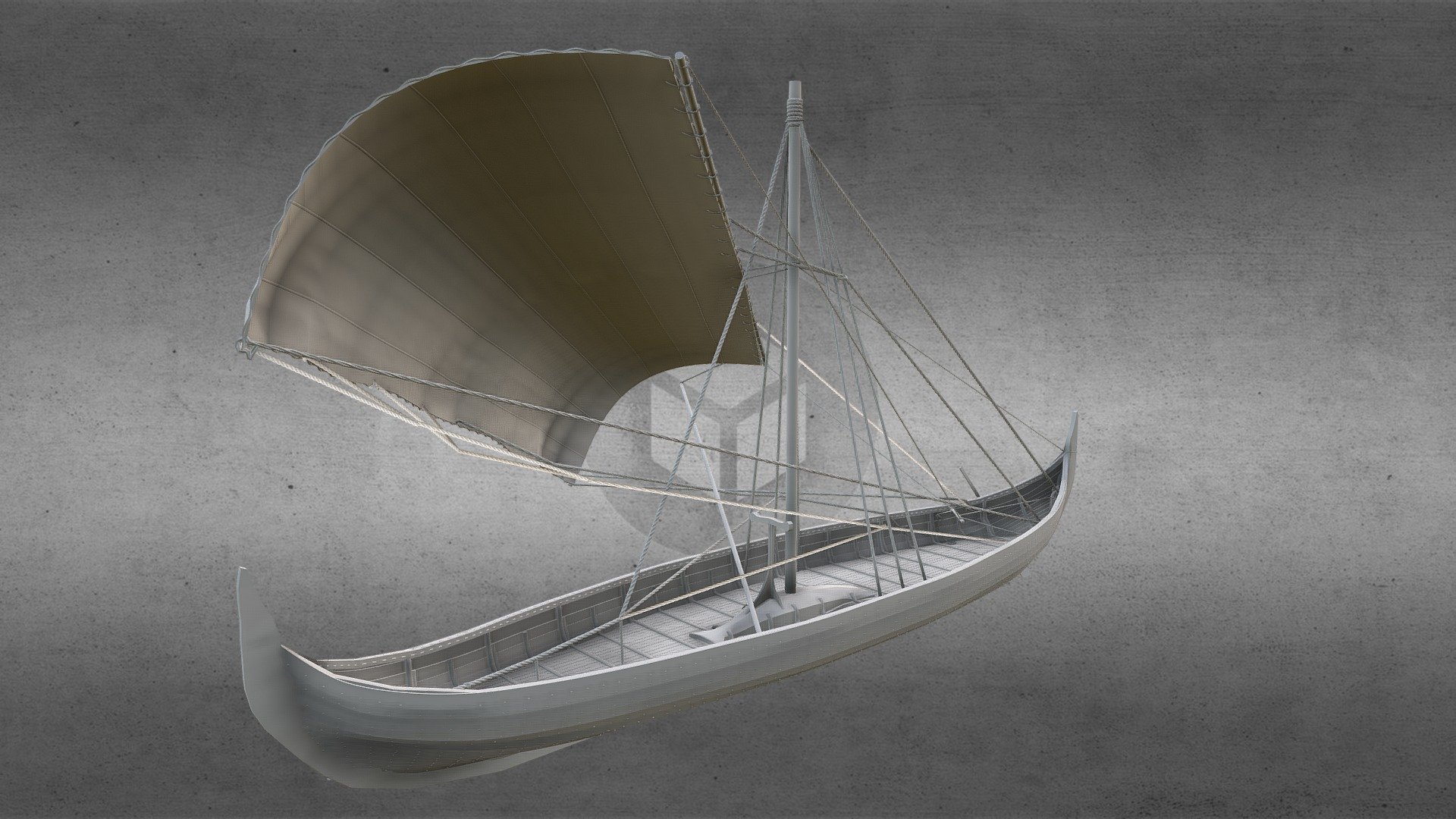 Vikingskip - 3D model by Torsva [92a5251] - Sketchfab