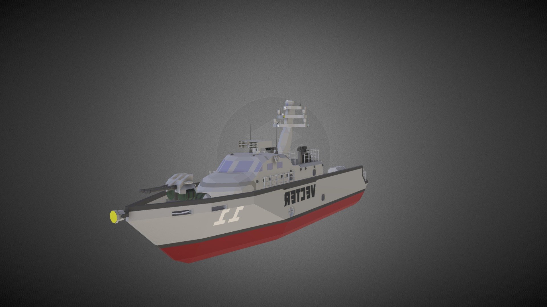 VESTER A-45 Combat Patrol Vessel stormworks - 3D model by Oxer2137 ...