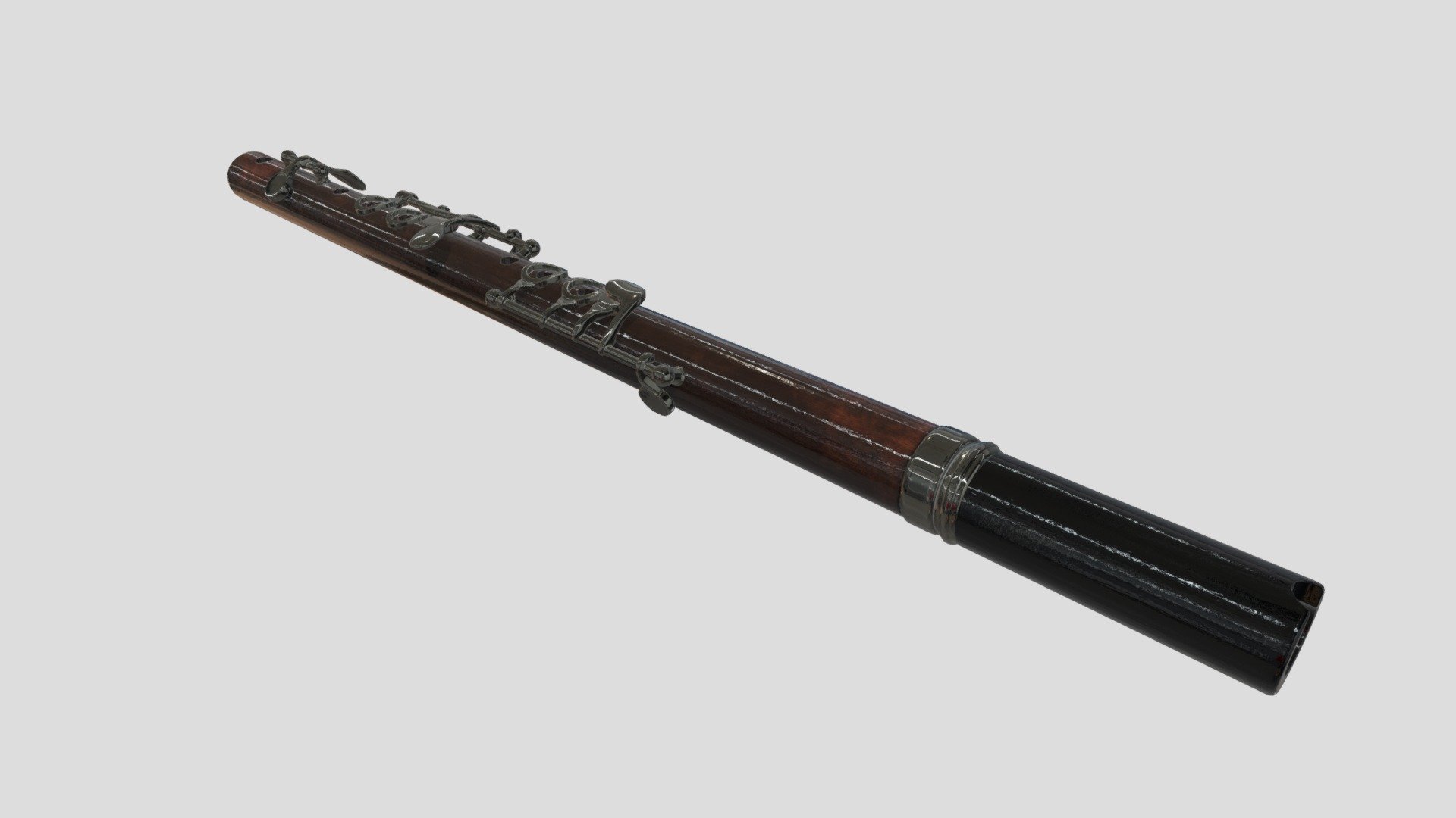 KCISA-1.단소_ Danso - Download Free 3D model by Korea Culture Information ...