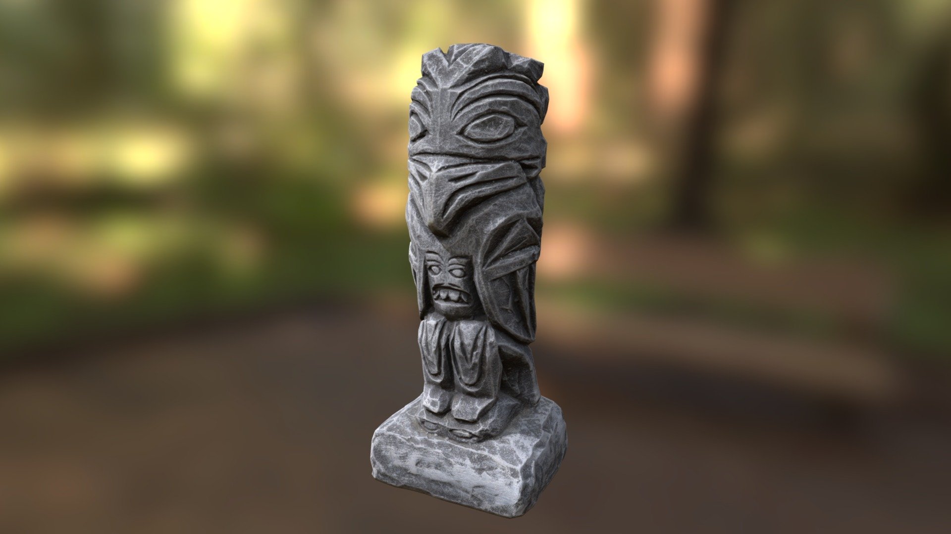 Tiki Statue - 3D model by Matt DiDomenico (@MattDidomenico) [92a7158 ...