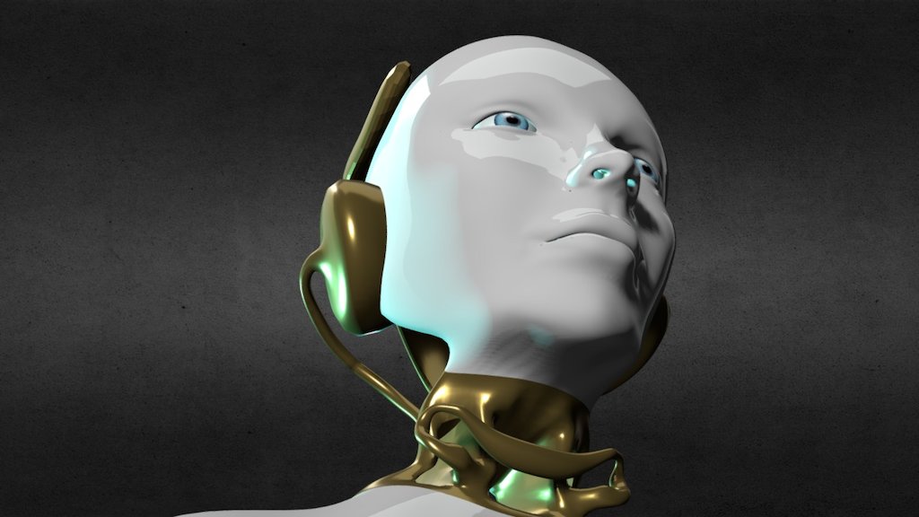 Human-head Robot - 3D model by cecile boxberger (@cecile.boxberger ...