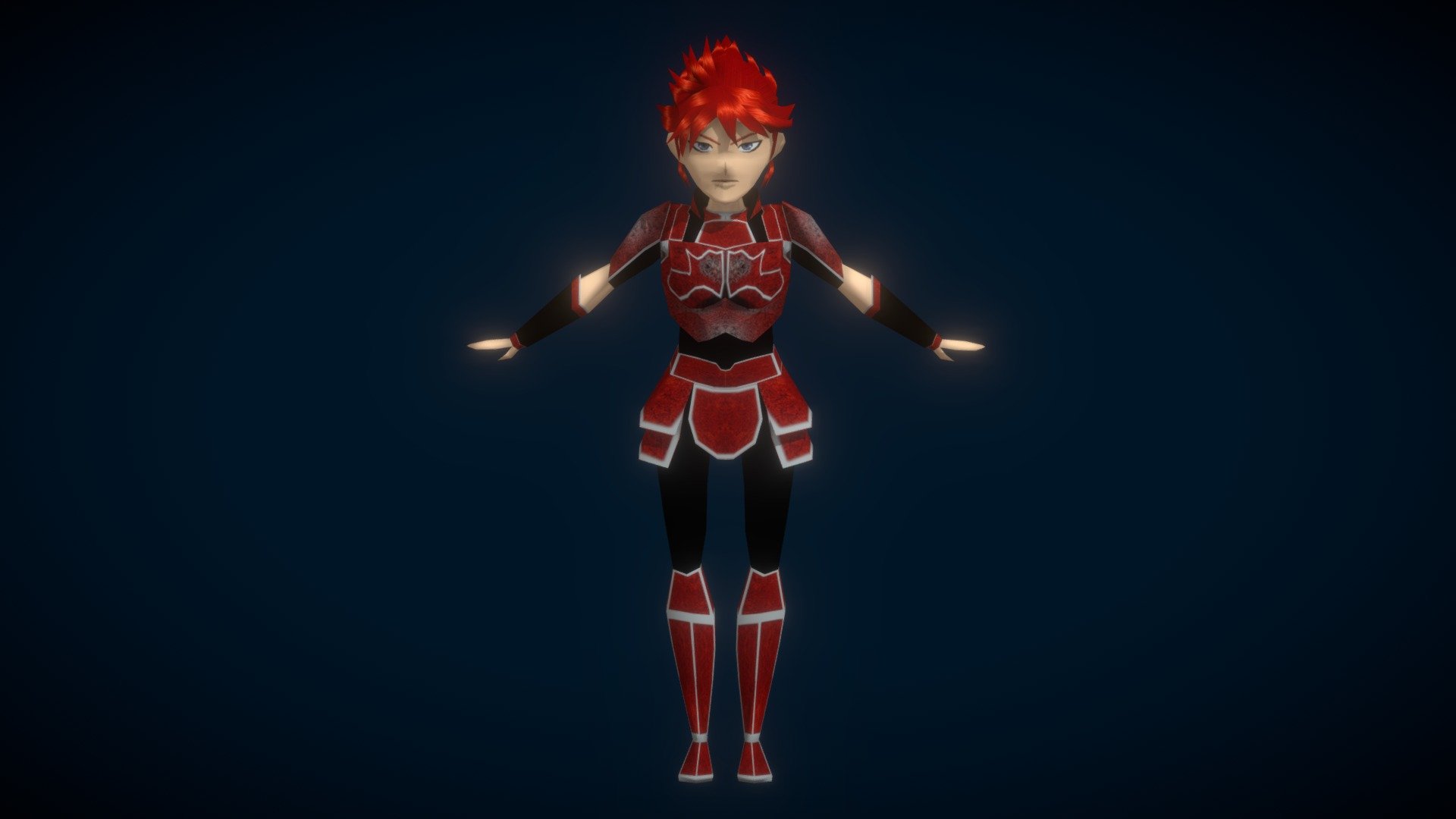 Warrior of Light: Final Fantasy I - 3D model by Ákos Bécs (@becsakos ...