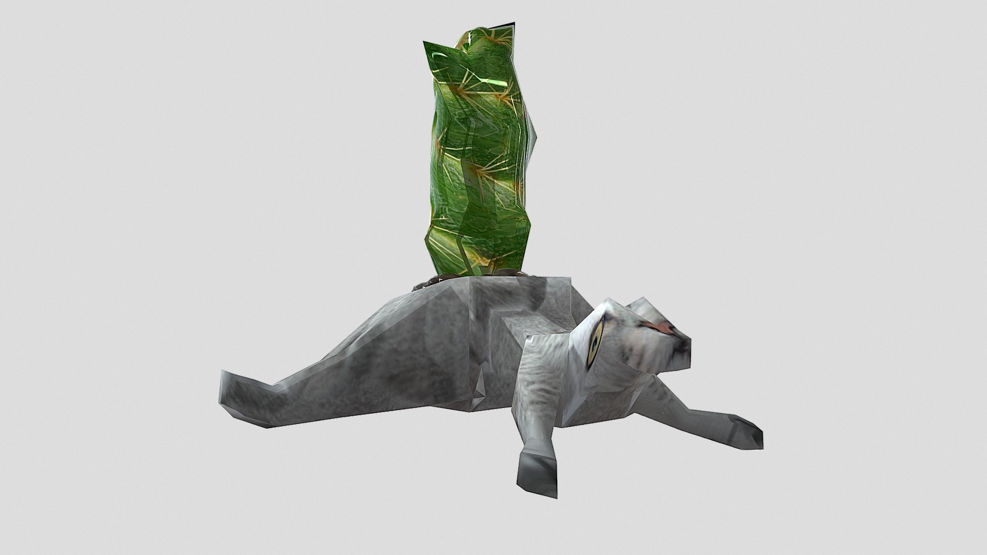 PS1 CACTUS CAT - Download Free 3D model by Yedmares (@AriyaKa) [92ac1e2 ...