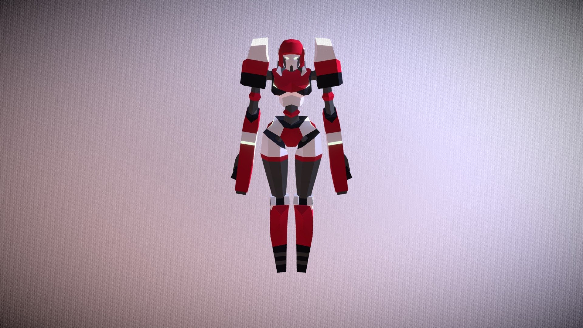 Female Mecha 3d Model By Squareanon 92ac481 Sketchfab