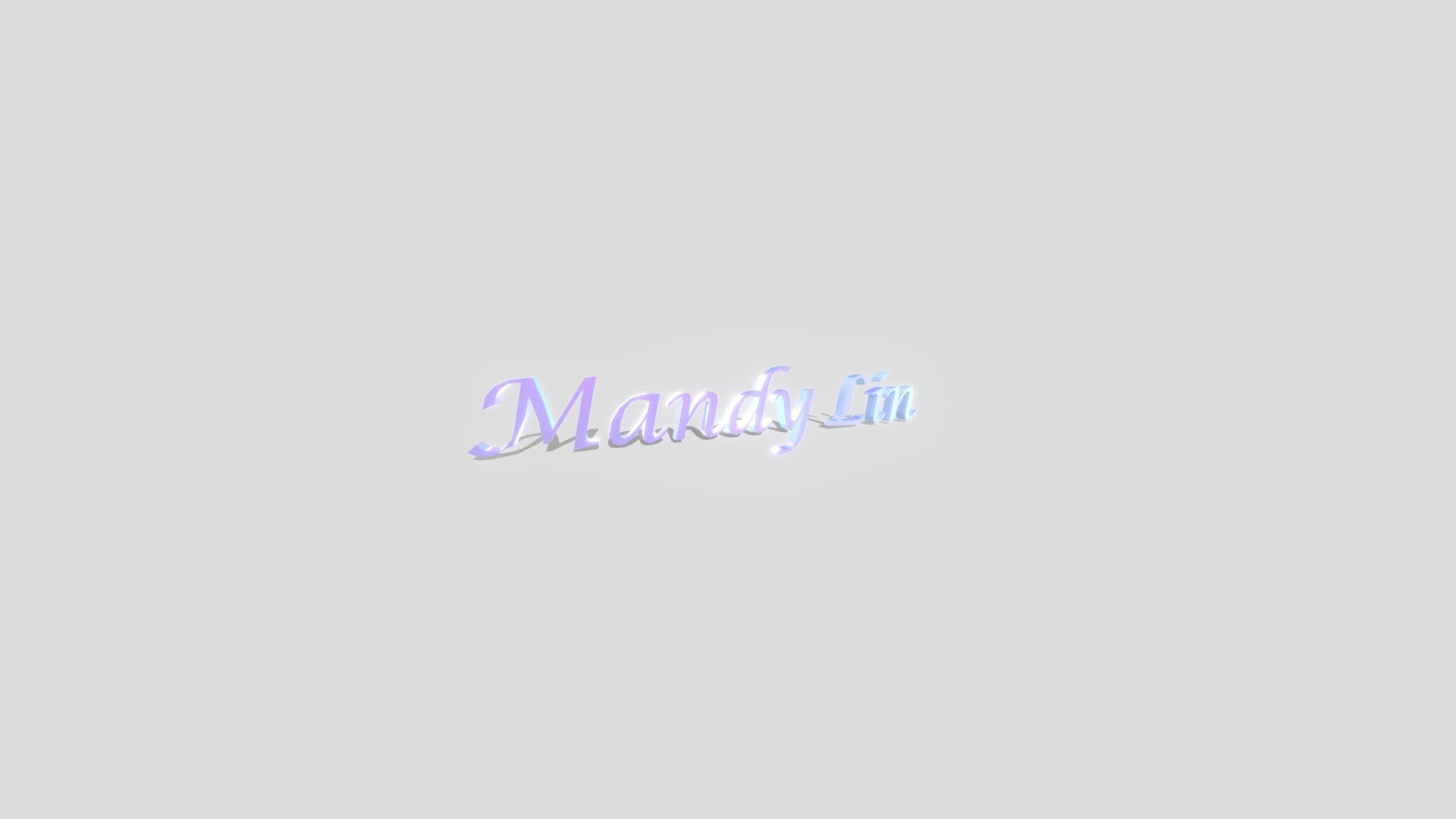 Lin M Signature - Download Free 3D model by mlin234 [92ae1ac] - Sketchfab