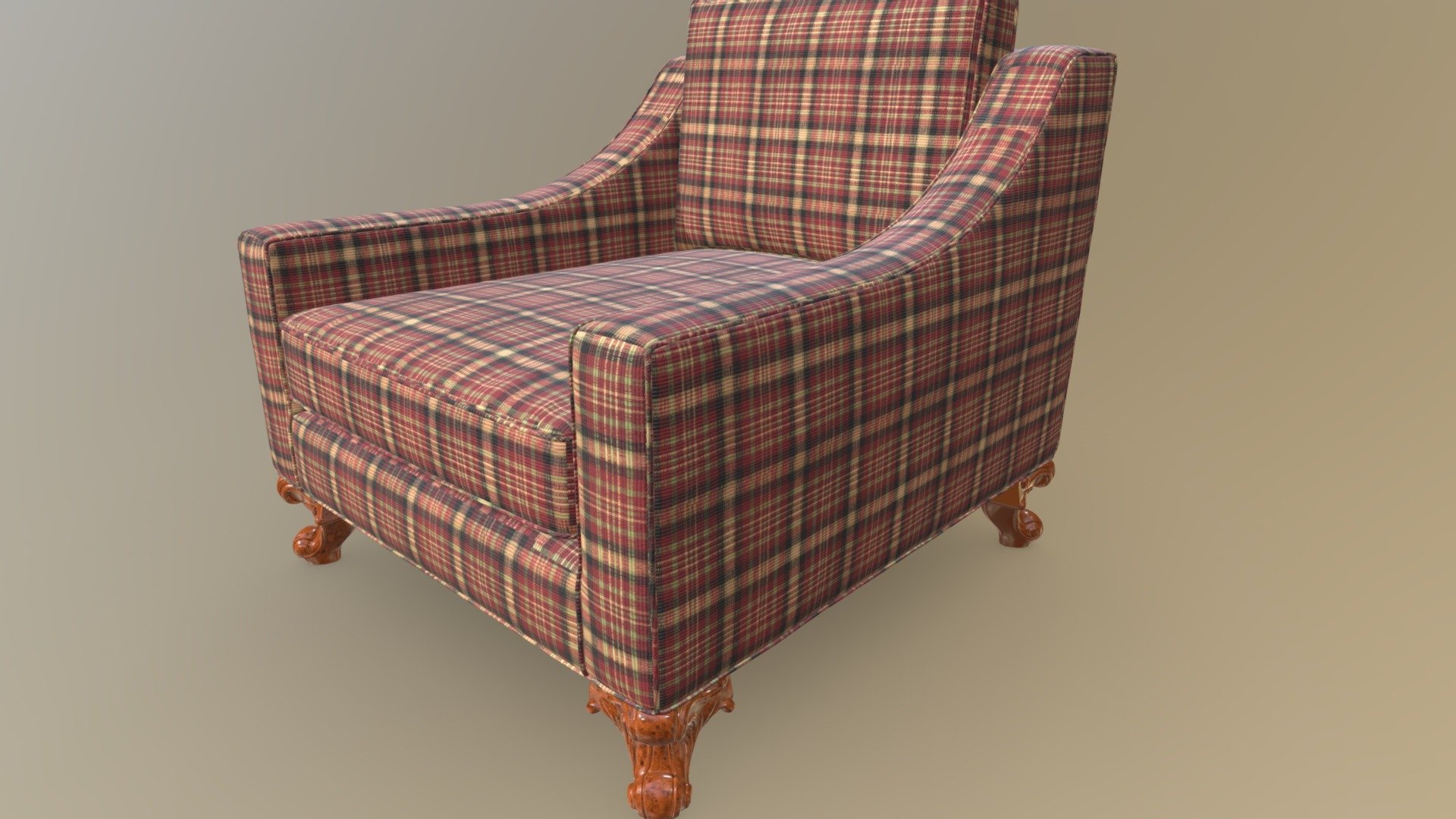 Arm Chair - Download Free 3D model by 3dDan (@kellettupholstery ...