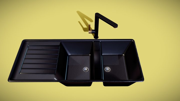 Double-sink 3D models - Sketchfab