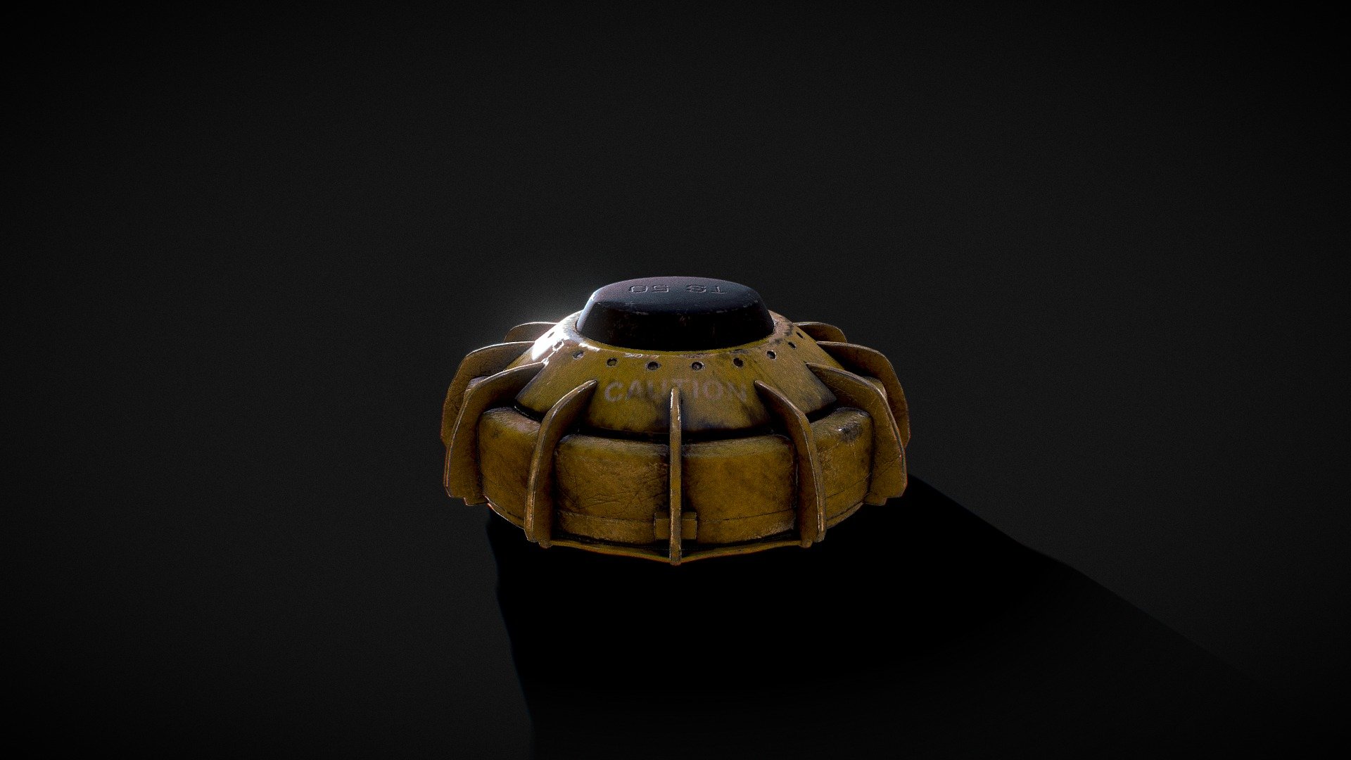 Landmine - 3D model by DashYay [92af8e6] - Sketchfab