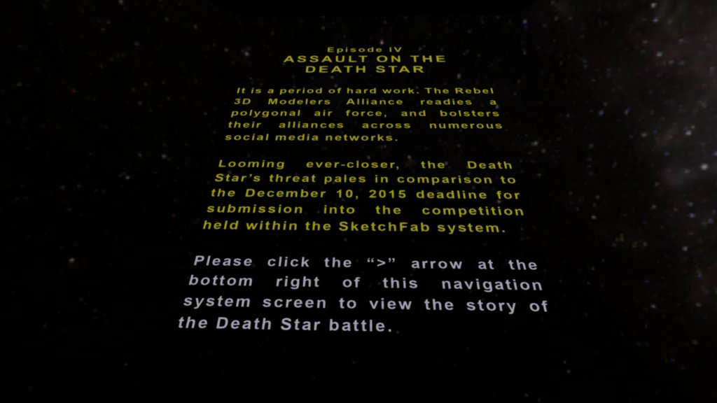 Death Star Trench: Star Wars 2015 by Gary Phelps - Download Free 3D ...