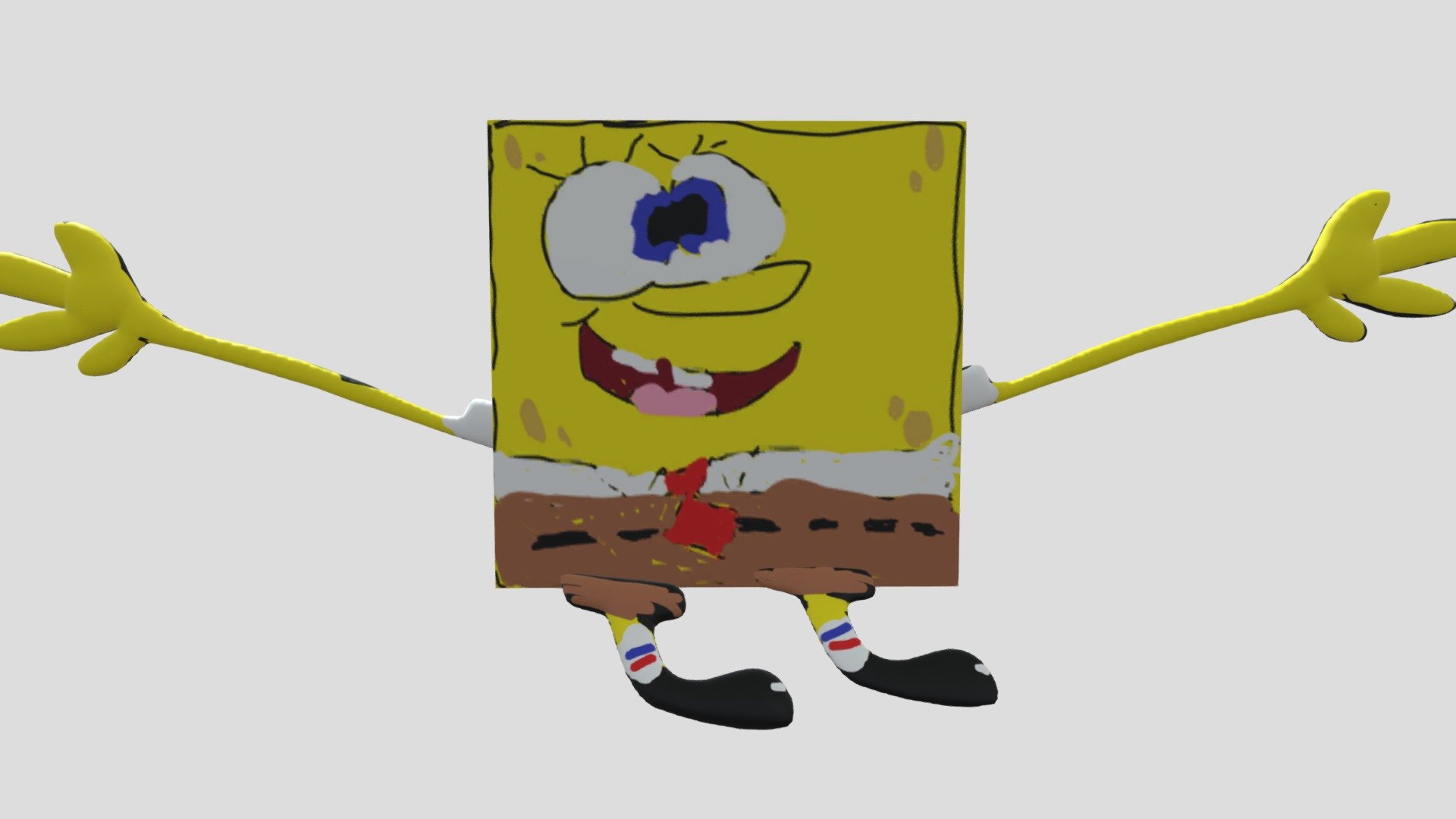 The Nicktoons Sims Project Spongebob Plush - Download Free 3D model by ...