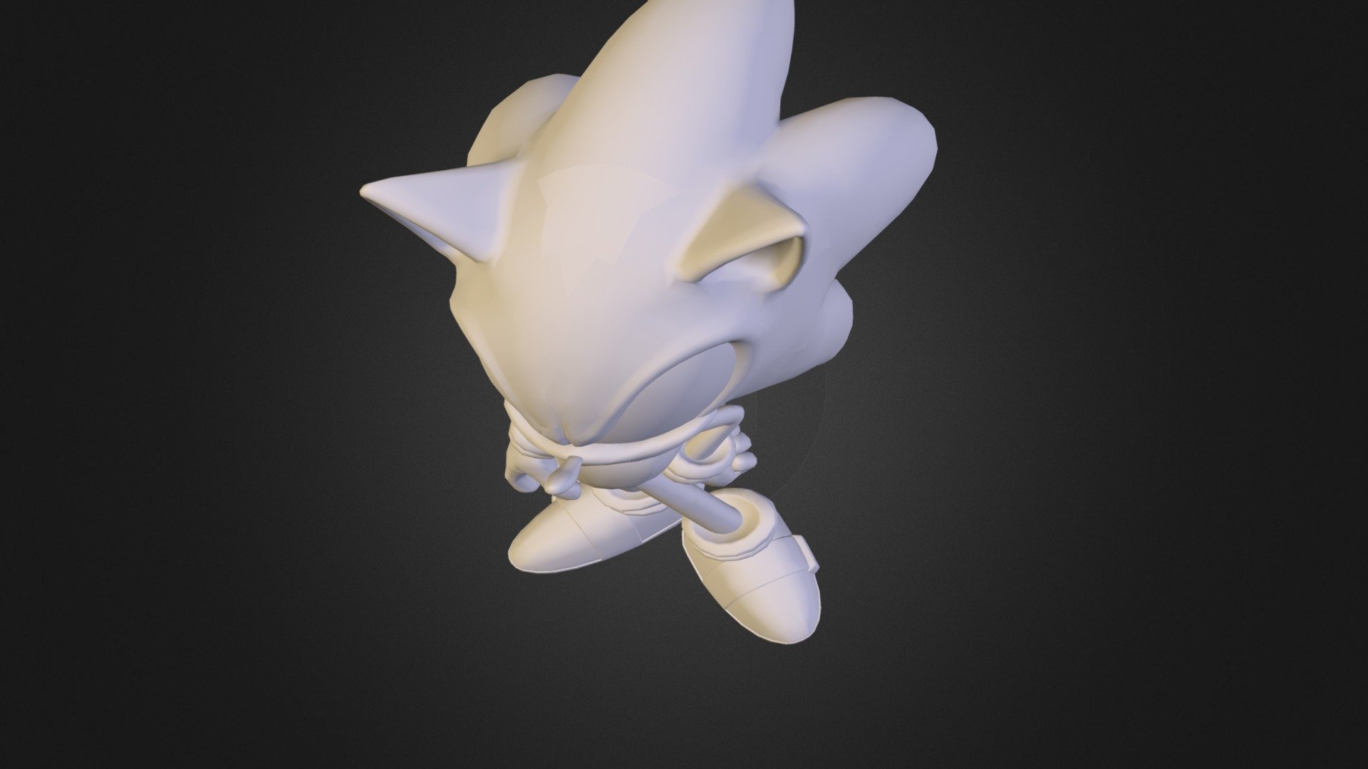 Sonic.obj - 3D model by mburg [92b5471] - Sketchfab