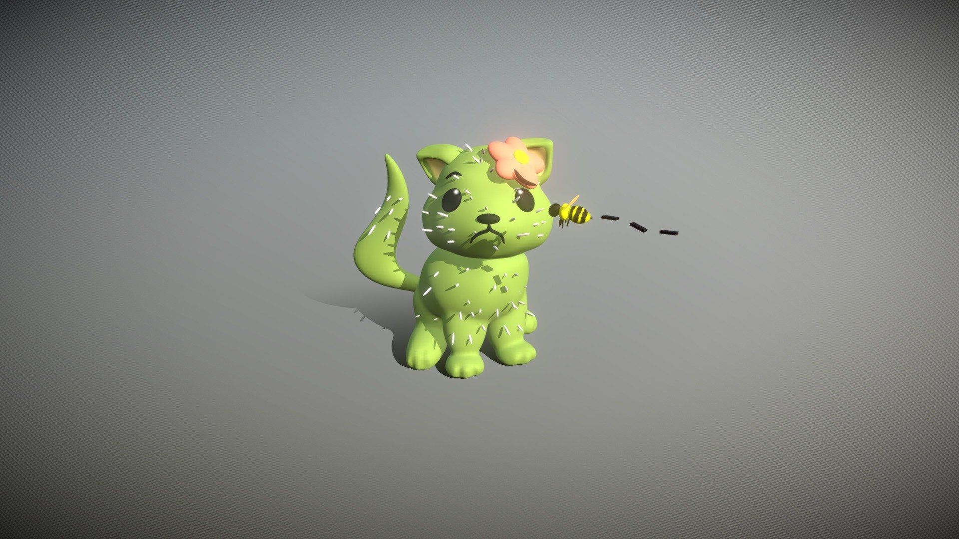 Unhappy Cactopus - 3D model by emmasteimann [92b66f5] - Sketchfab