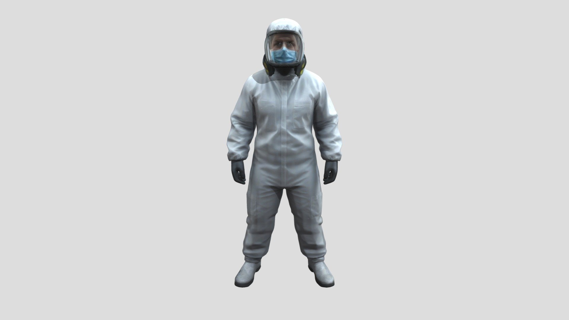 Biohazard scientist, white hazard gear, - 3D model by zipporium88 ...