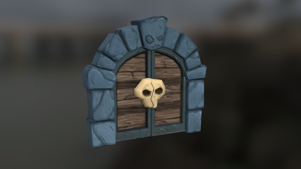 Dungeon Gate - 3D model by Kayla (@okayla) [92b8600] - Sketchfab