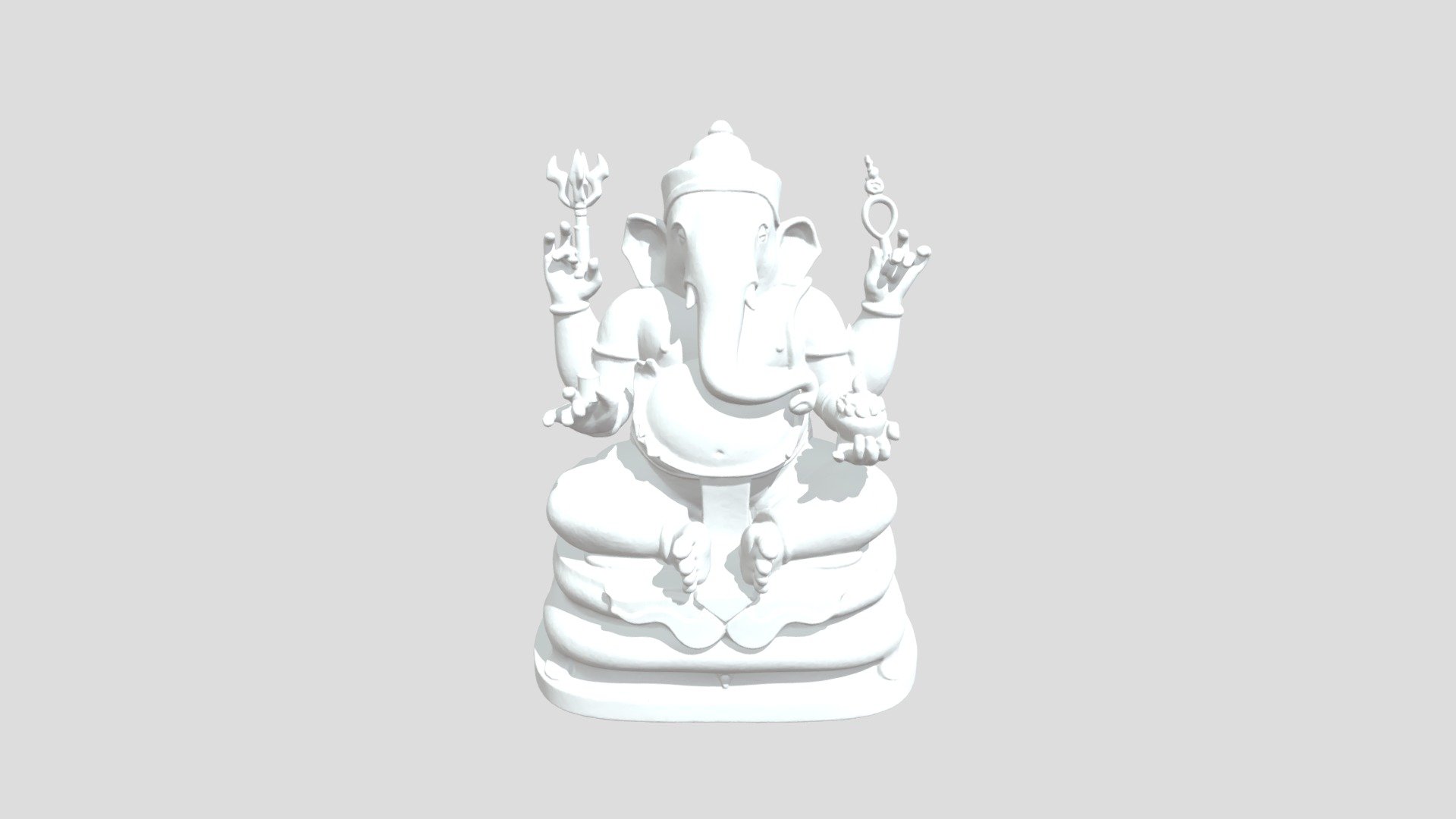 Ganesha Bronze Statue - Download Free 3D model by hunter_1rh [92b8aa0 ...