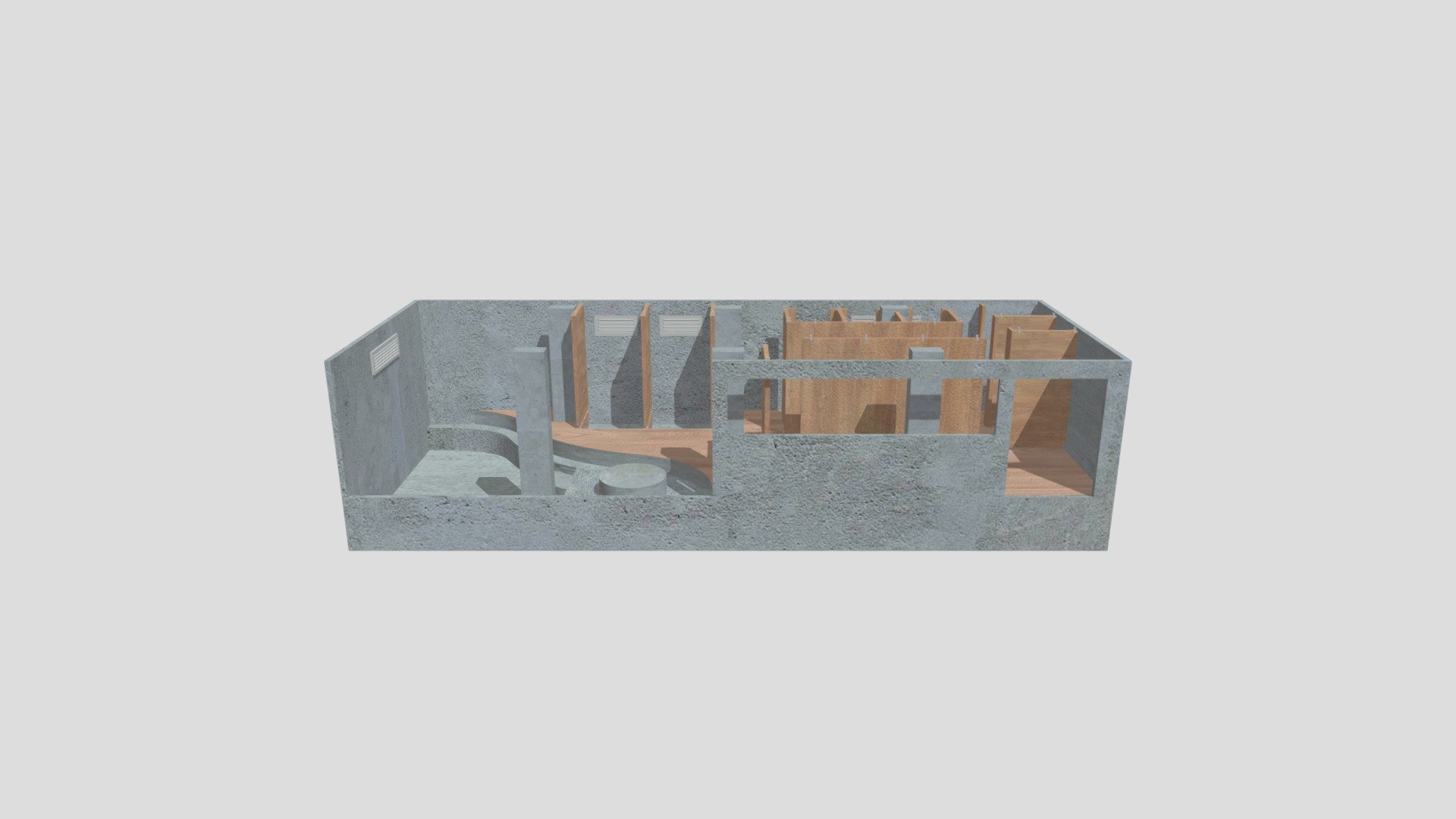 Spatial Design Studio 1 Sem 2 Model - 3D model by Angel (@angelmomo ...