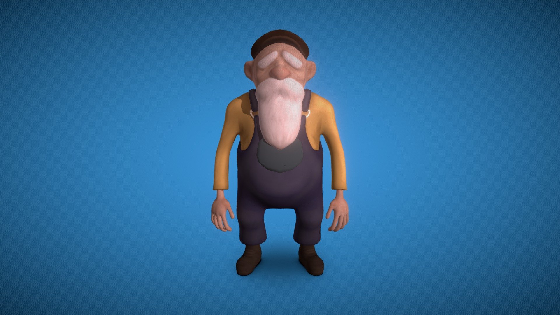 Character Old Man - 3D model by DarkGrhapic (@anarimm2013) [92bb5d3 ...