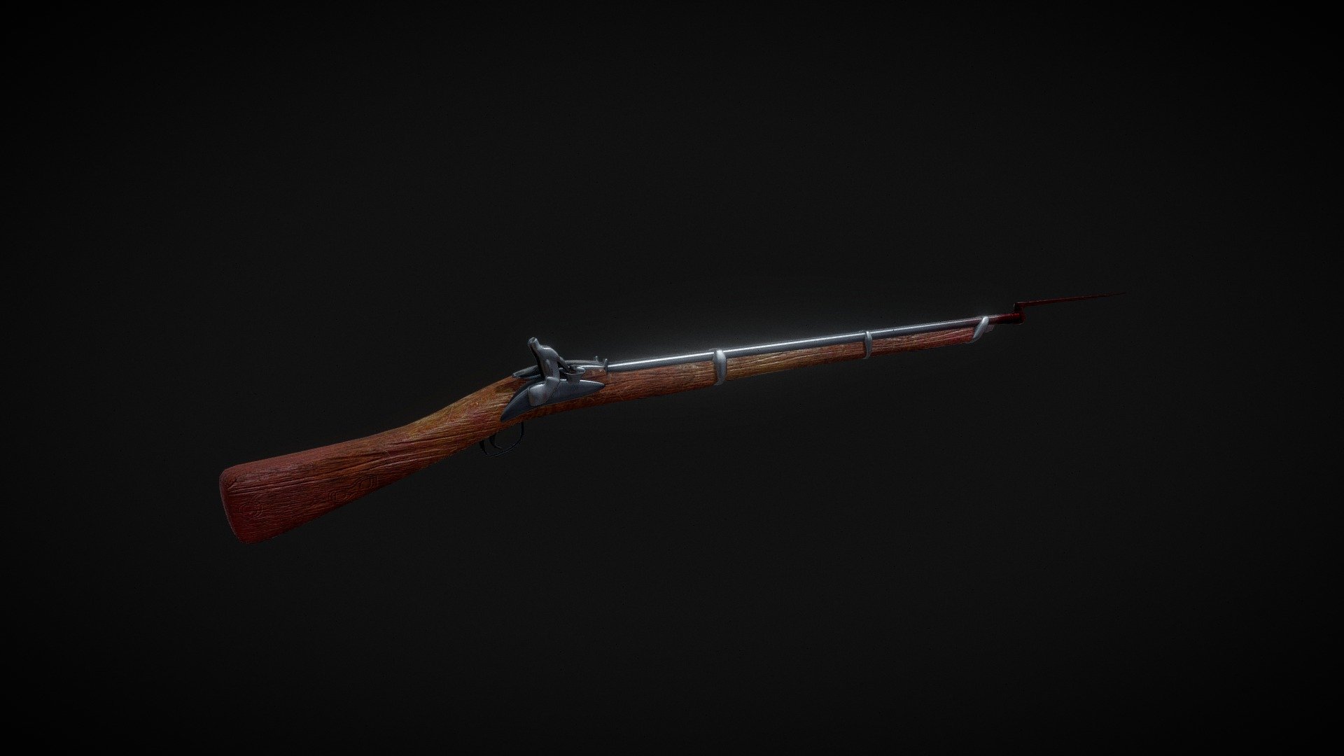 MUSKET HIGH DEFINITION - 3D model by sergiosuarez2515 [92bc538] - Sketchfab