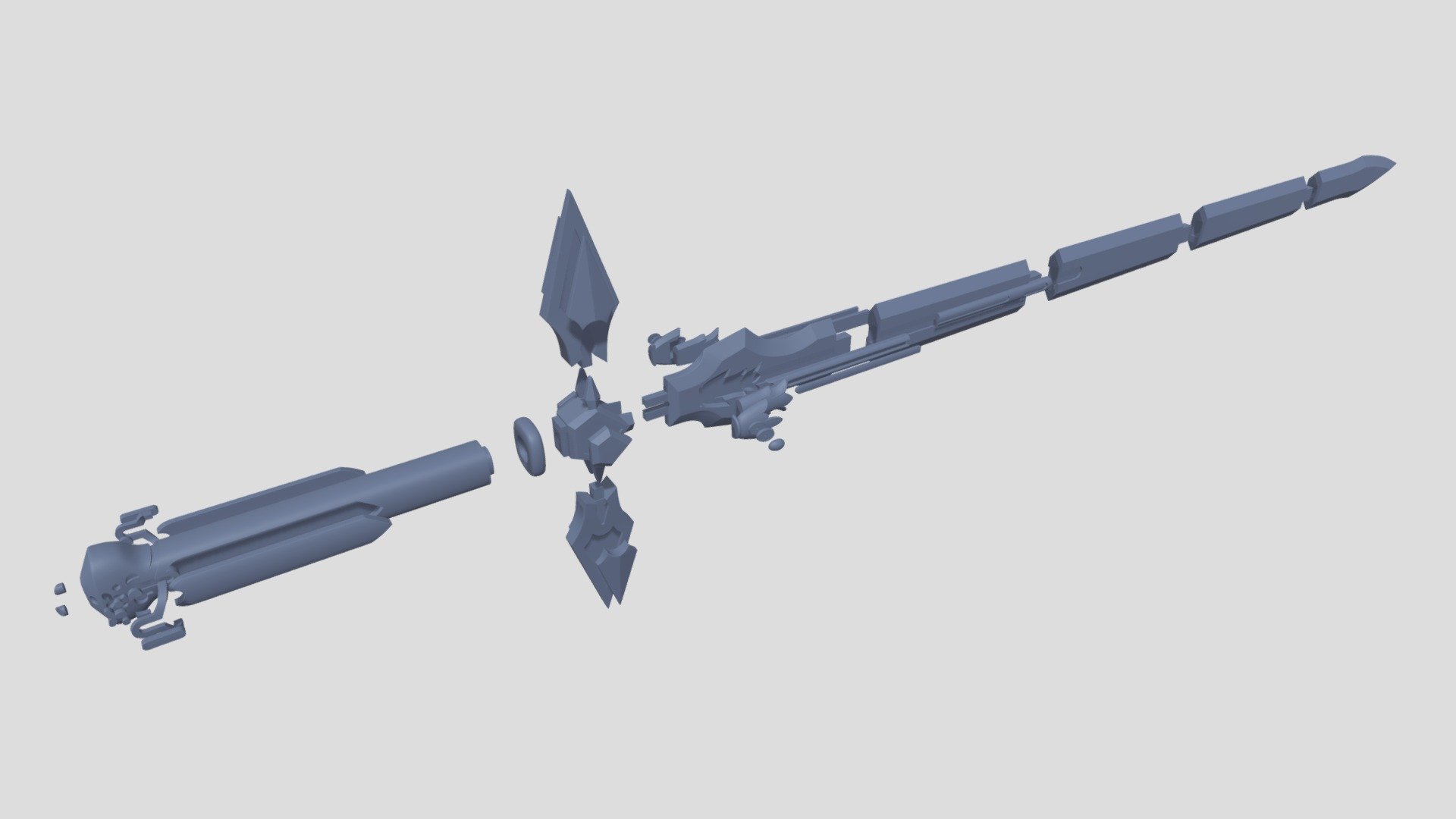 Sao Dark Repulser Sword - 3d printing - Buy Royalty Free 3D model by ...