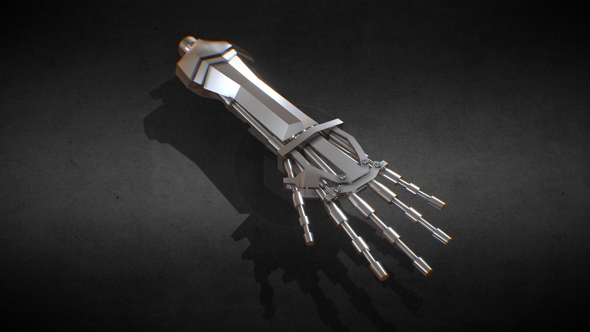 Mechanical arm - Download Free 3D model by Caio de Oliveira ...