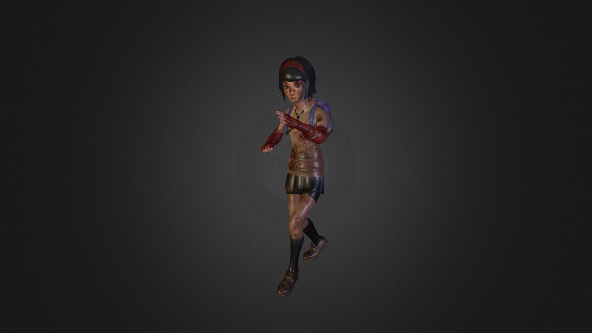 Zombie Playground Brawler - 3D model by Davin Hans (@ARX71) [92bda90 ...