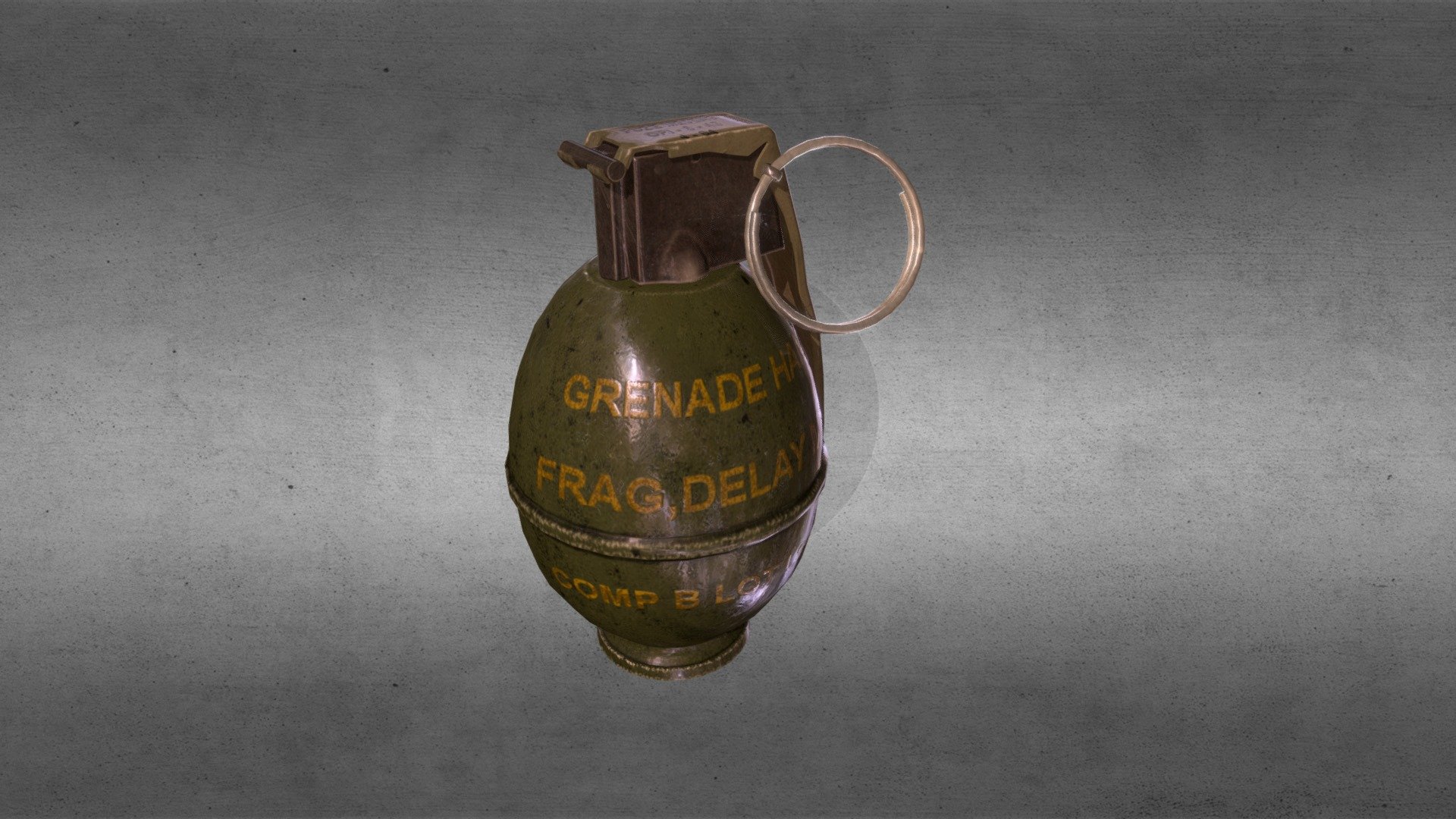 MP26 Grenade Ww2 - Buy Royalty Free 3D model by pinotoon [92bf7db ...