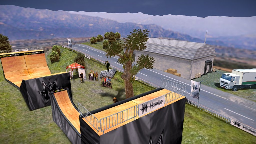 Lowpoly Skate Ramp Map - Game Ready - 3D model by Hugo Branco (@hugg3d ...