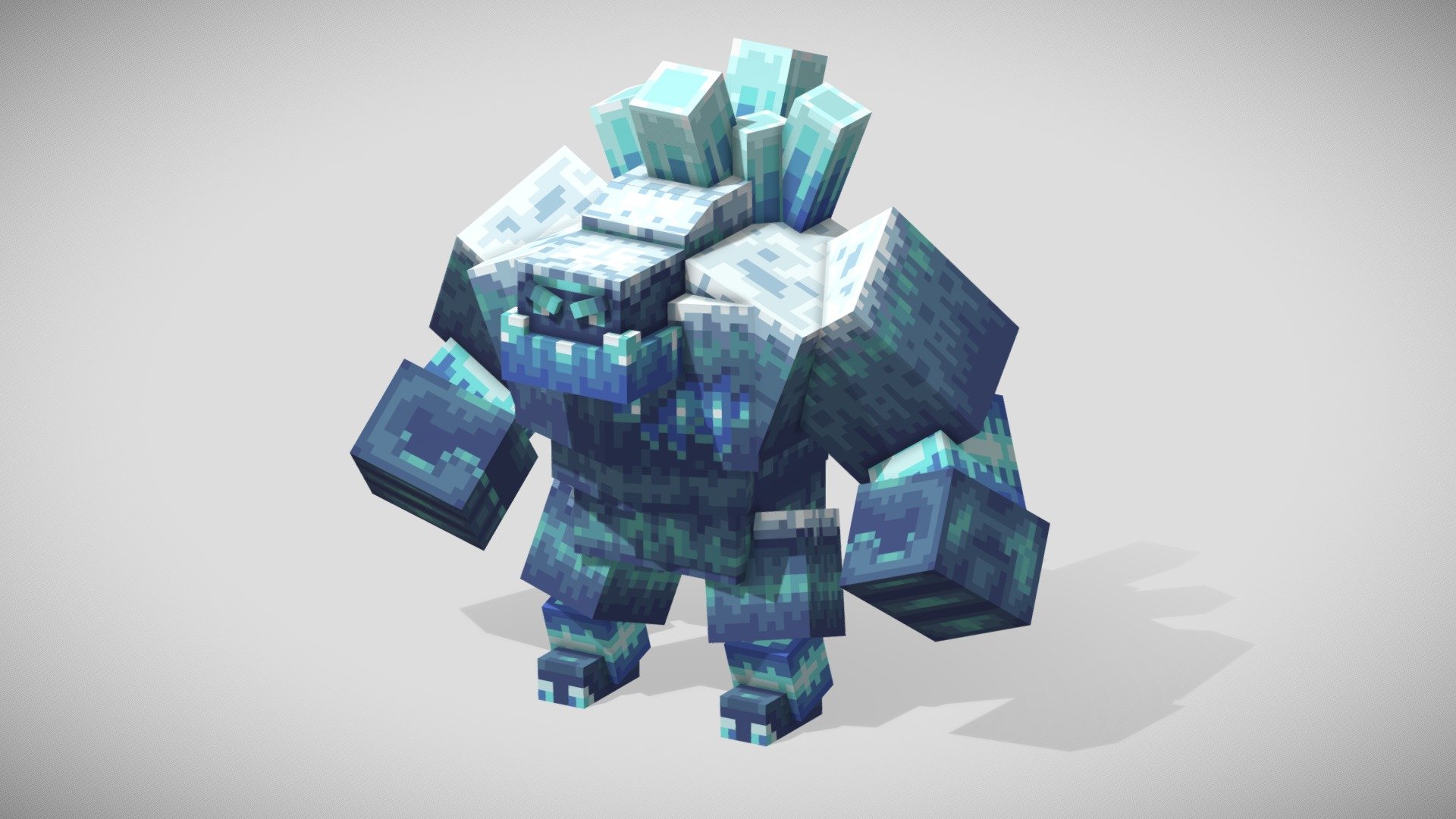 Ice Golem - 3D model by seancreatif1 [92bf9b9] - Sketchfab