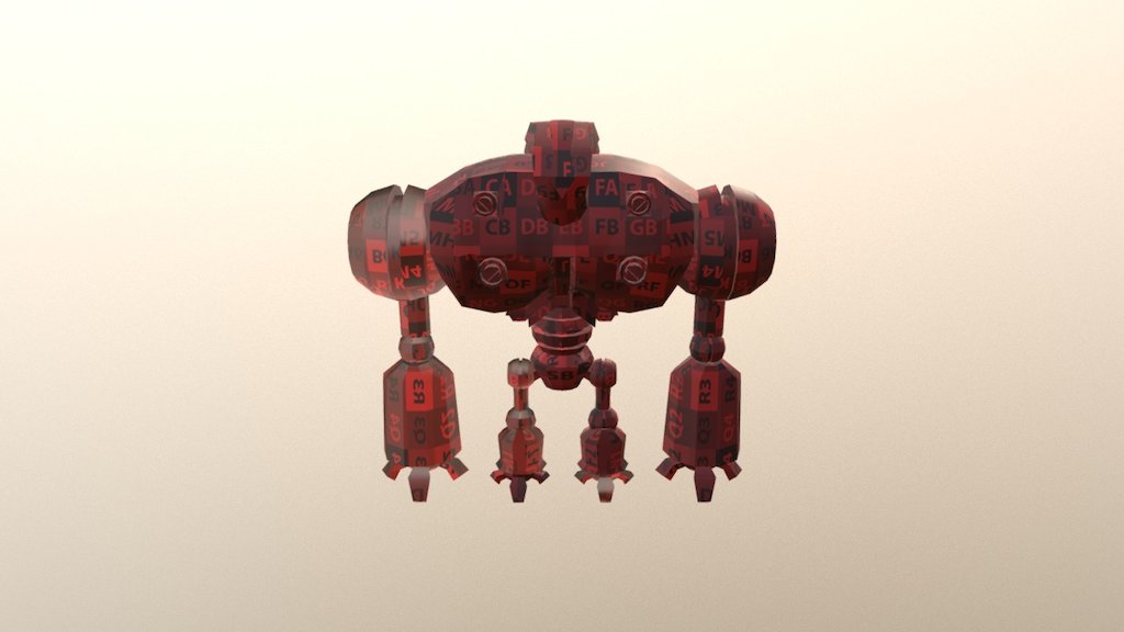 UV Mapped Robot - 3D model by Christopher Brough (@profchristopher ...